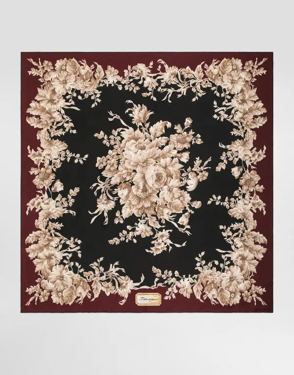 Dolce & Gabbana 90x90 Silk Twill Scarf - Print