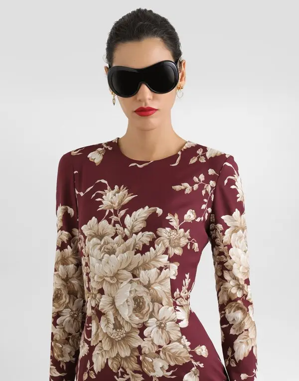 Dolce & Gabbana Rose- Charmeuse Dress