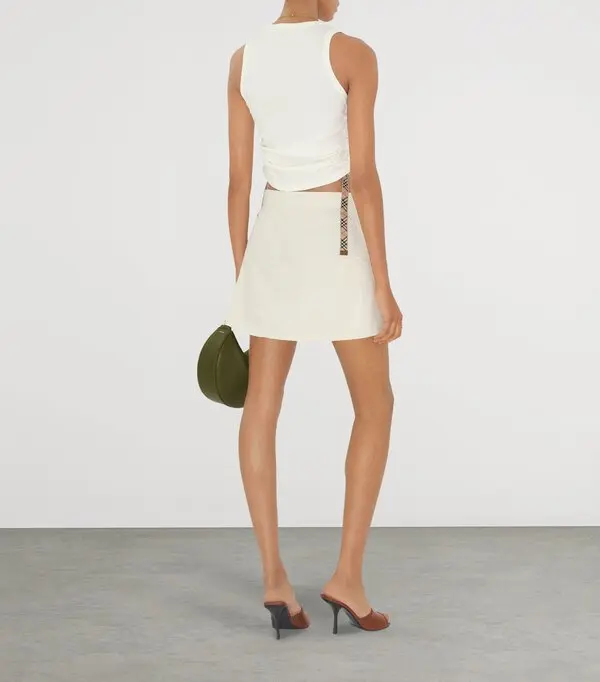Burberry Cotton Festival Tank Top - Ivory