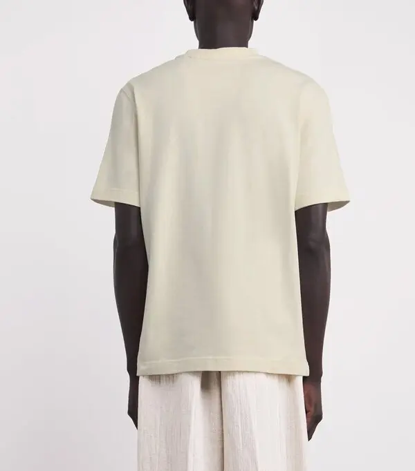 Jacquemus Grosgrain Logo T-shirt - Beige