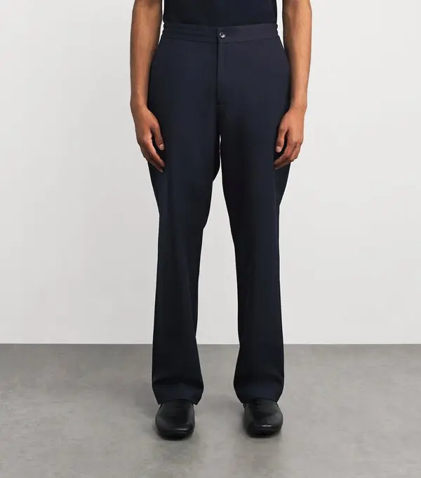 Vince Wool-blend Twill Trousers