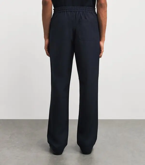 Vince Wool-blend Twill Trousers