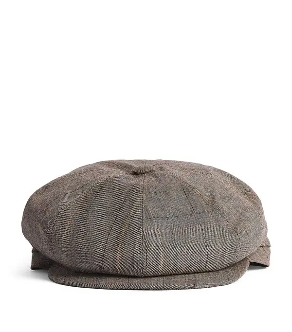 Borsalino Wool Cesare Flat Cap - Grey