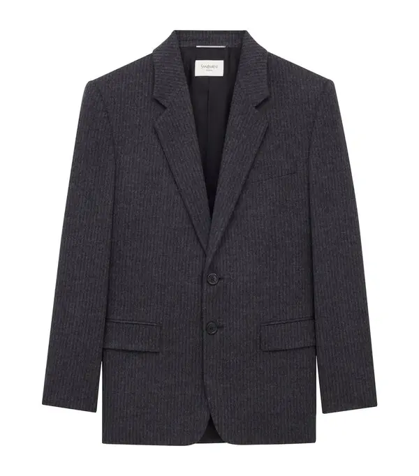 Saint Laurent Wool-cashmere Single-breasted Jacket