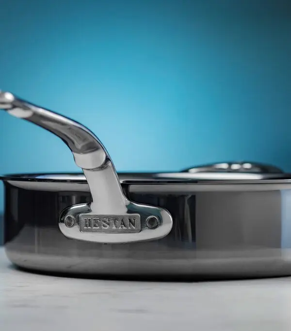 HESTAN Stainless Steel Nanobond Sauté Pan With Lid