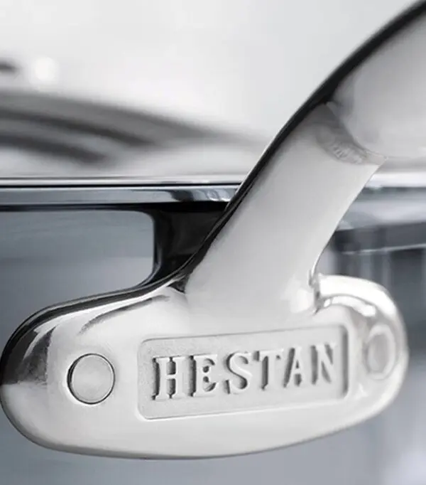HESTAN Stainless Steel Nanobond Sauté Pan With Lid