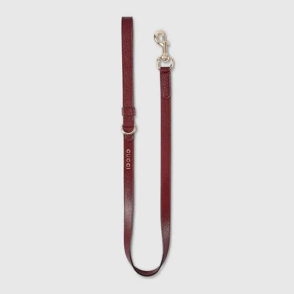 Gucci Small/medium Leash - Bordeaux