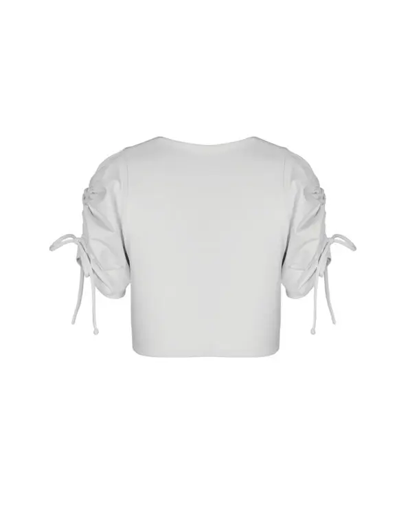 PORT DE BRAS Vero Ruched V-neck Top
