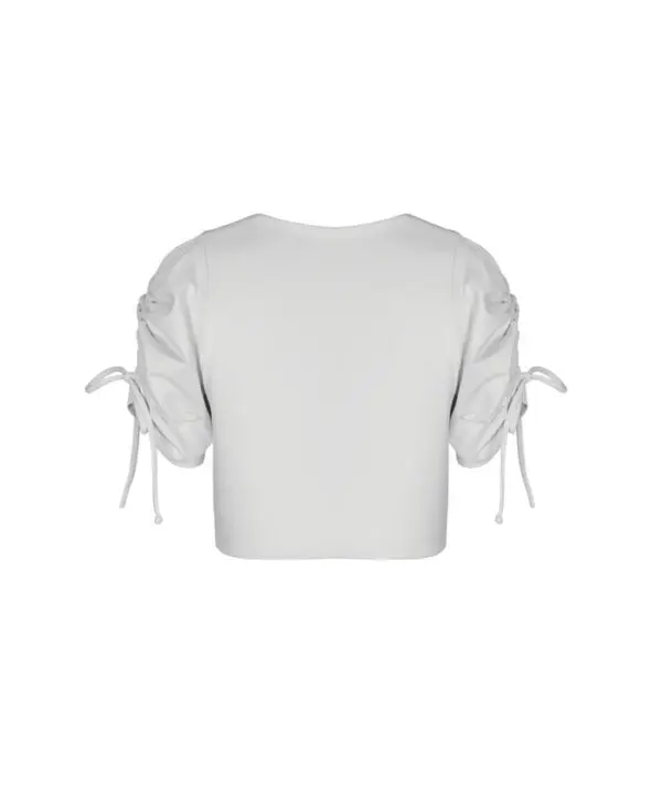 PORT DE BRAS Vero Ruched V-neck Top