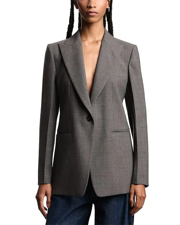 Emporio Armani Peak Lapel Blazer - Solid Medium