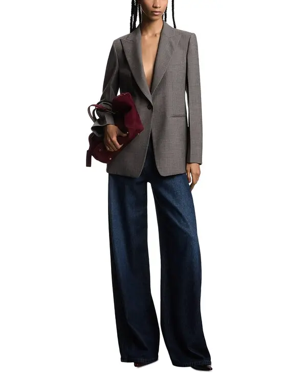 Emporio Armani Peak Lapel Blazer - Solid Medium
