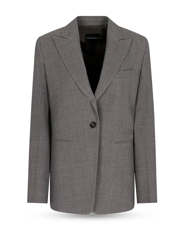 Emporio Armani Peak Lapel Blazer - Solid Medium