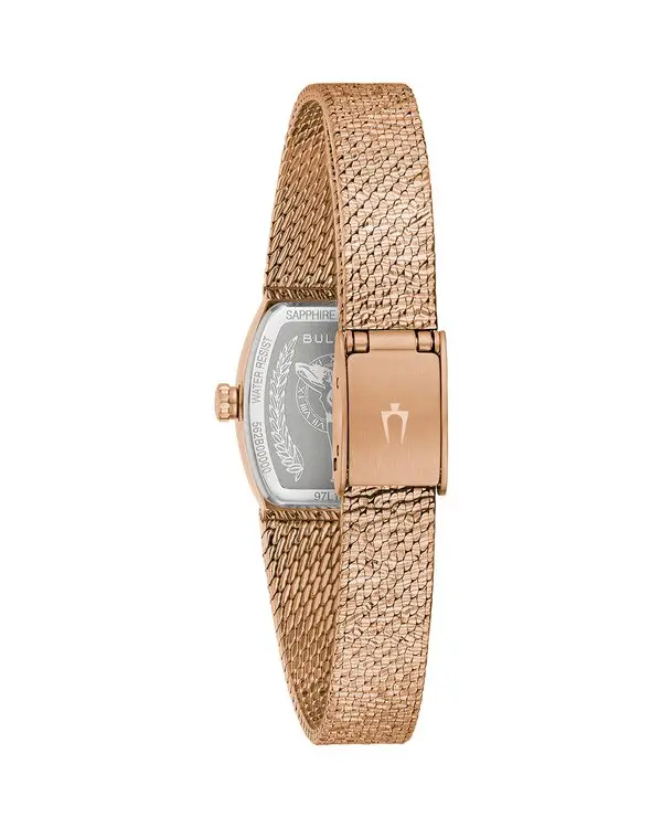 Bulova Classic Goddess Of Time Watch - Brown/gold