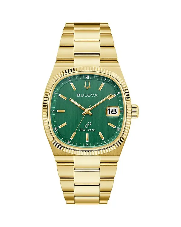 Bulova Classic Super Seville Watch 42.5mm - Green/gold