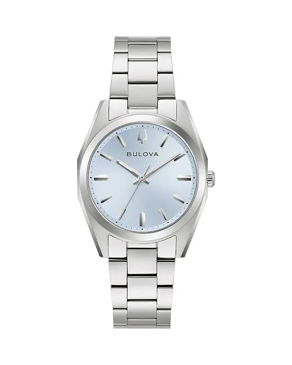 Bulova Classic Surveyor Watch, 22.7mm - Blue/silver