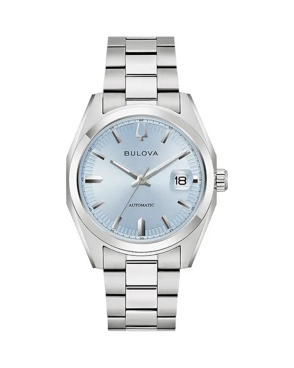 Bulova Classic Surveyor Watch - Blue/silver