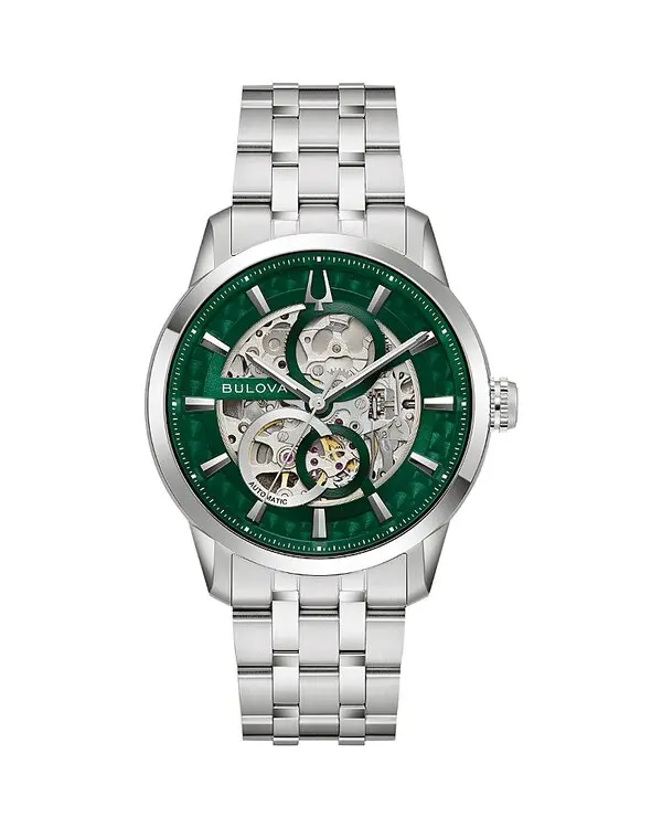 Bulova Classic Sutton Watch, 40mm - Green/silver