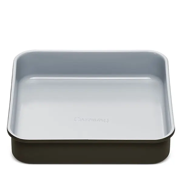 CARAWAY Iconics Nonstick Ceramic Square Pan - Black/gold