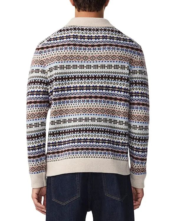 Nn07 Long Sleeve Sweater Polo - Multi