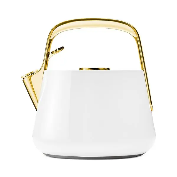 CARAWAY Iconics Whistling Tea Kettle - White/gold