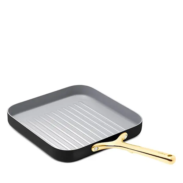 CARAWAY Iconics Square Grill Pan - Black/gold
