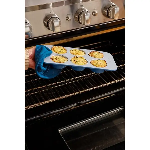 CARAWAY Iconics 6 Cup Muffin Pan - Black/gold