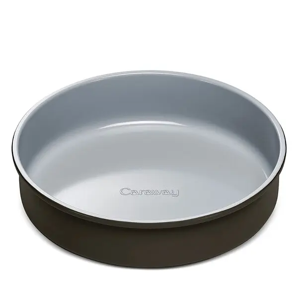 CARAWAY Non-stick Ceramic Circle Pan - Black/gold