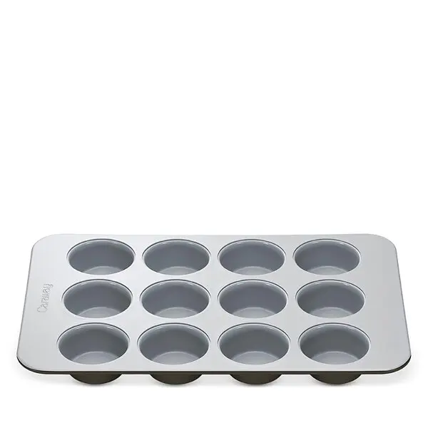 CARAWAY Non-stick Ceramic Muffin Tin - Black/gold