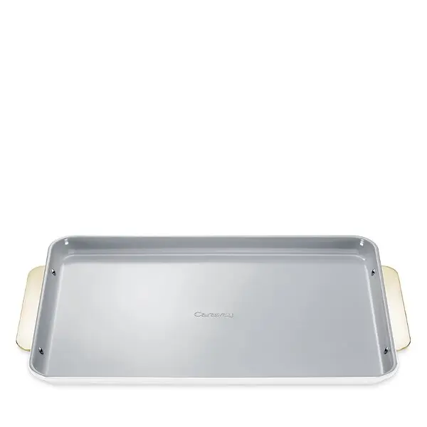 CARAWAY Iconics Nonstick Ceramic Large Baking Sheet - White/gold