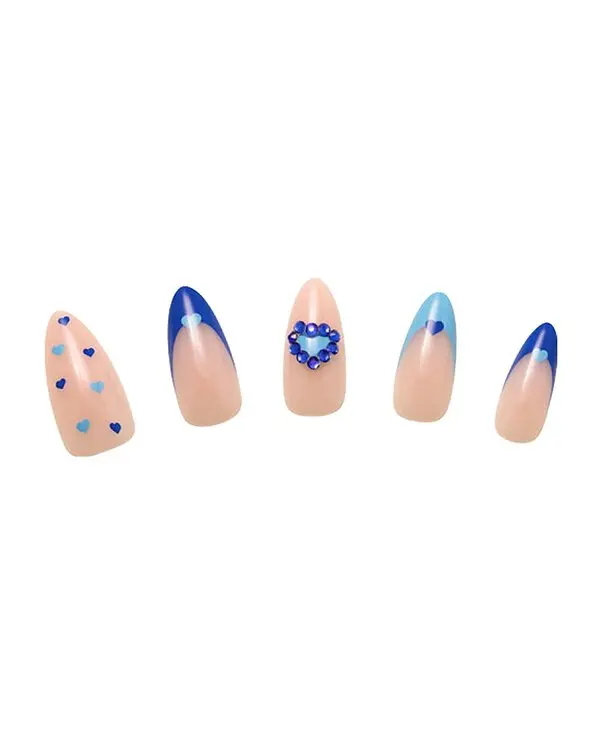NAIL REFORMATION Press On Nails - Sapphire Heart