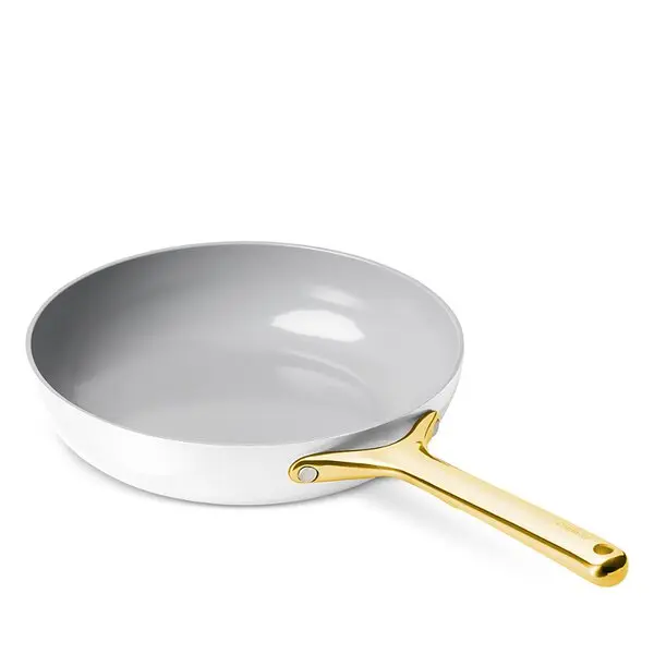 CARAWAY Iconics Non-stick Ceramic Fry Pan - White/gold