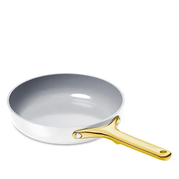 CARAWAY Iconics Nonstick Ceramic 8 Fry Pan - White/gold
