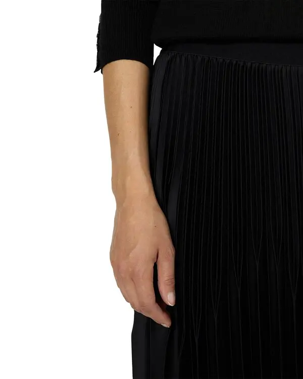 Gerard Darel Bahira Pleated Midi Skirt - Black