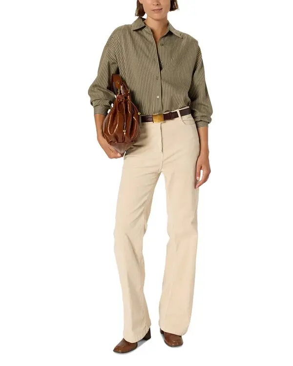 Gerard Darel Chantal Corduroy Pants - Natural