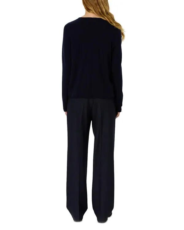 Gerard Darel Eva Wool Crewneck Sweater - Navy