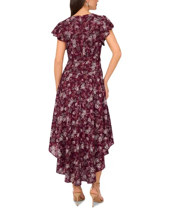 Vince Camuto V Neck Button Down Maxi Dress