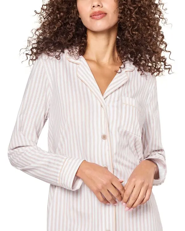 PETITE PLUME Piped Sleep Shirt
