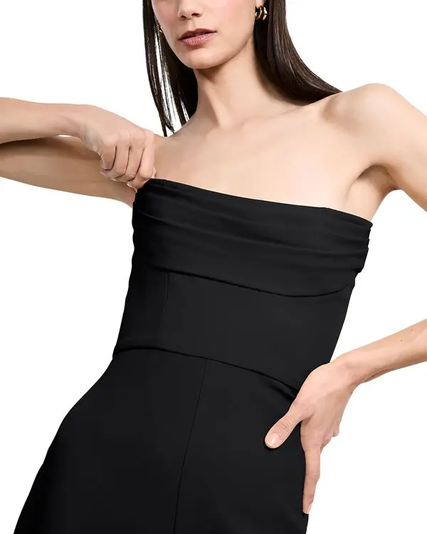 Bcbgmaxazria Draped Corset Jumpsuit