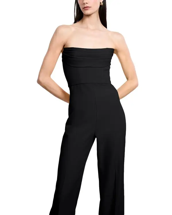 Bcbgmaxazria Draped Corset Jumpsuit
