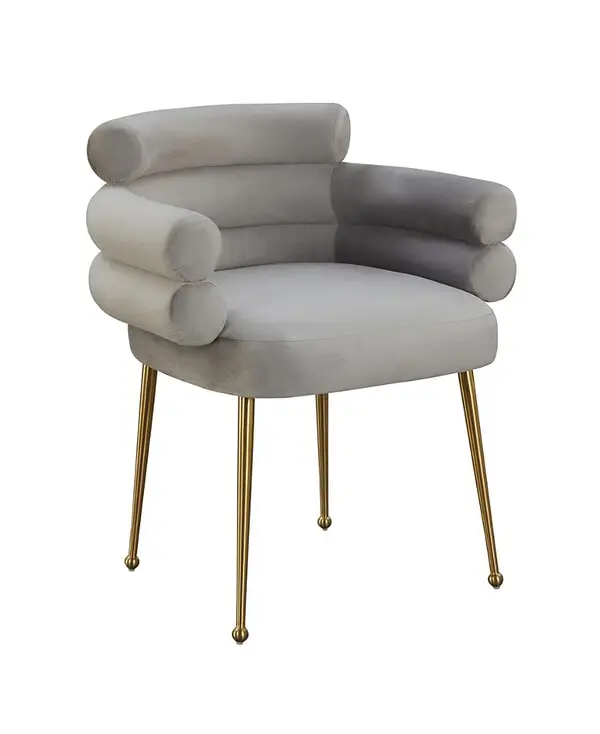 TOV FURNITURE Dente Dining Chair - Grey