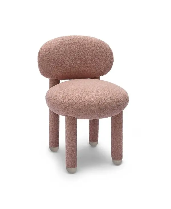 TOV FURNITURE Manu Performance Fabric Side Chair - Pink