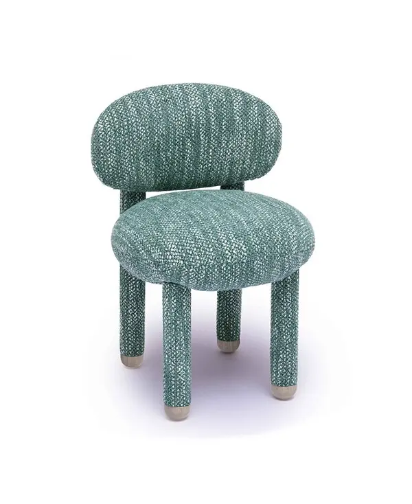 TOV FURNITURE Manu Performance Fabric Side Chair - Teal
