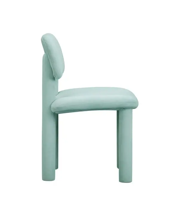 TOV FURNITURE Elise Pale Blue Performance Velvet Dining Chair