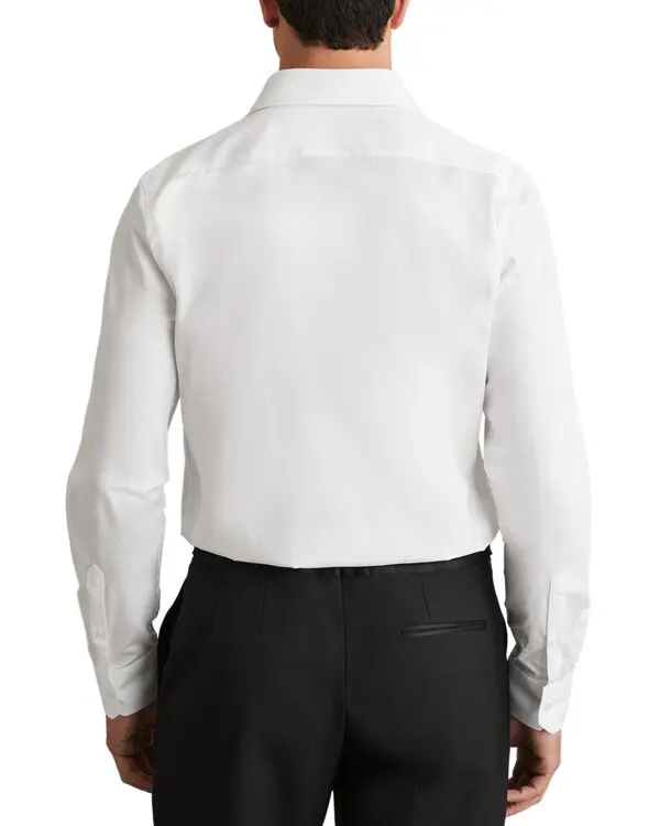 REISS Marcel Cotton Dinner Shirt - White