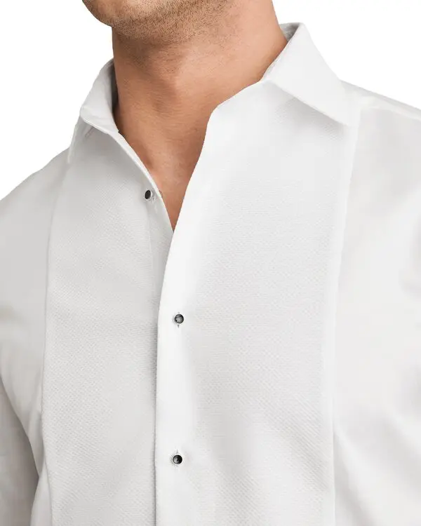 REISS Marcel Cotton Dinner Shirt - White