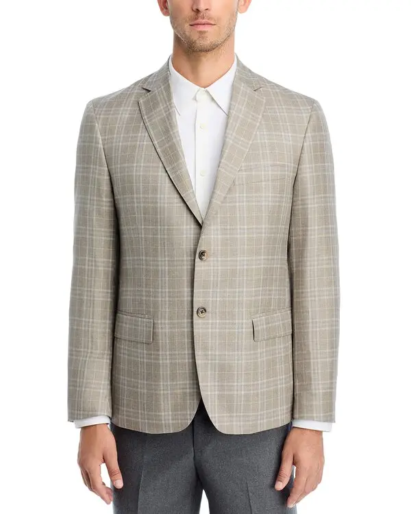Bloomingdale'S Regular Fit Plaid Sport Coat Exclusive