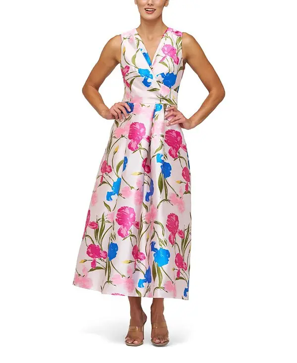 KAY UNGER Payton Tea Length Dress