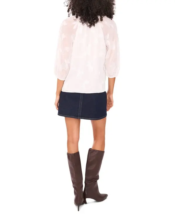 Vince Camuto Raglan Sleeve Button Down Blouse