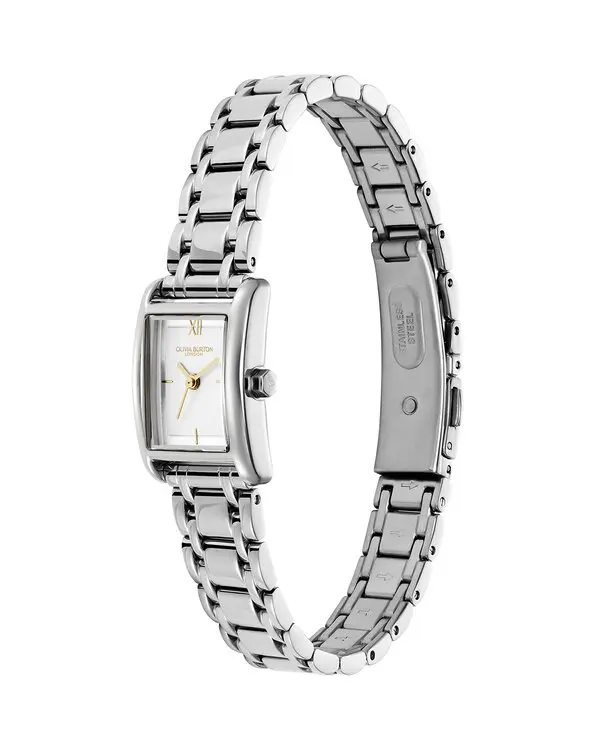 OLIVIA BURTON Mini Grove Watch 16mm X 20mm - White/silver
