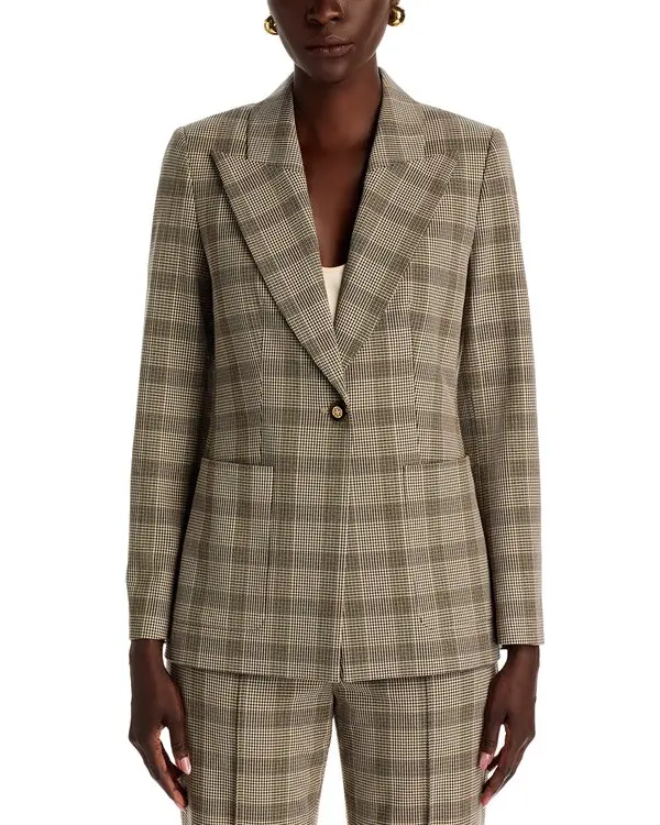 Elie Tahari Elodie Plaid Jacket